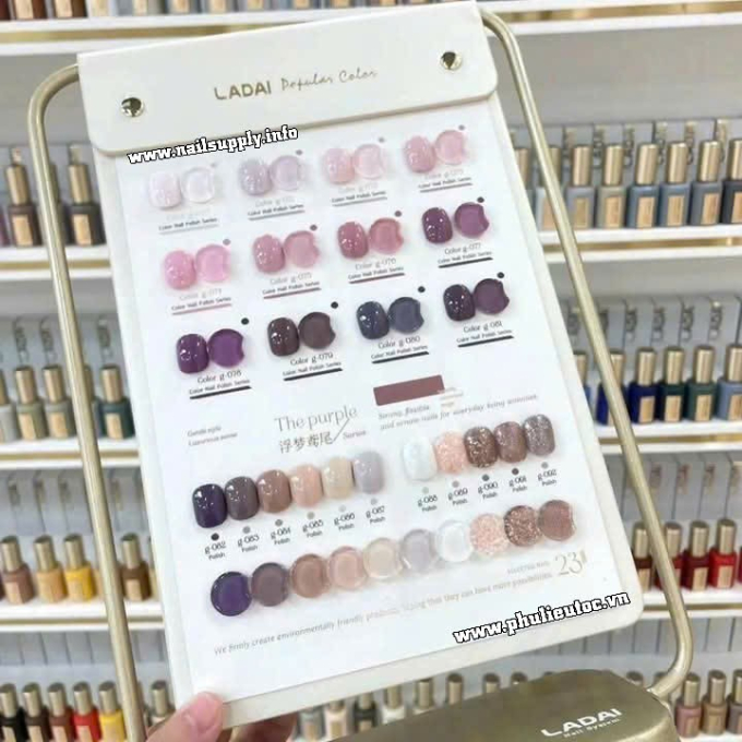 Bộ Sơn Gel Ladai The Purple (23 chai)